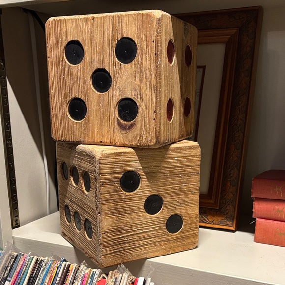 Games | Wooden Dice Decor Set | Poshmark